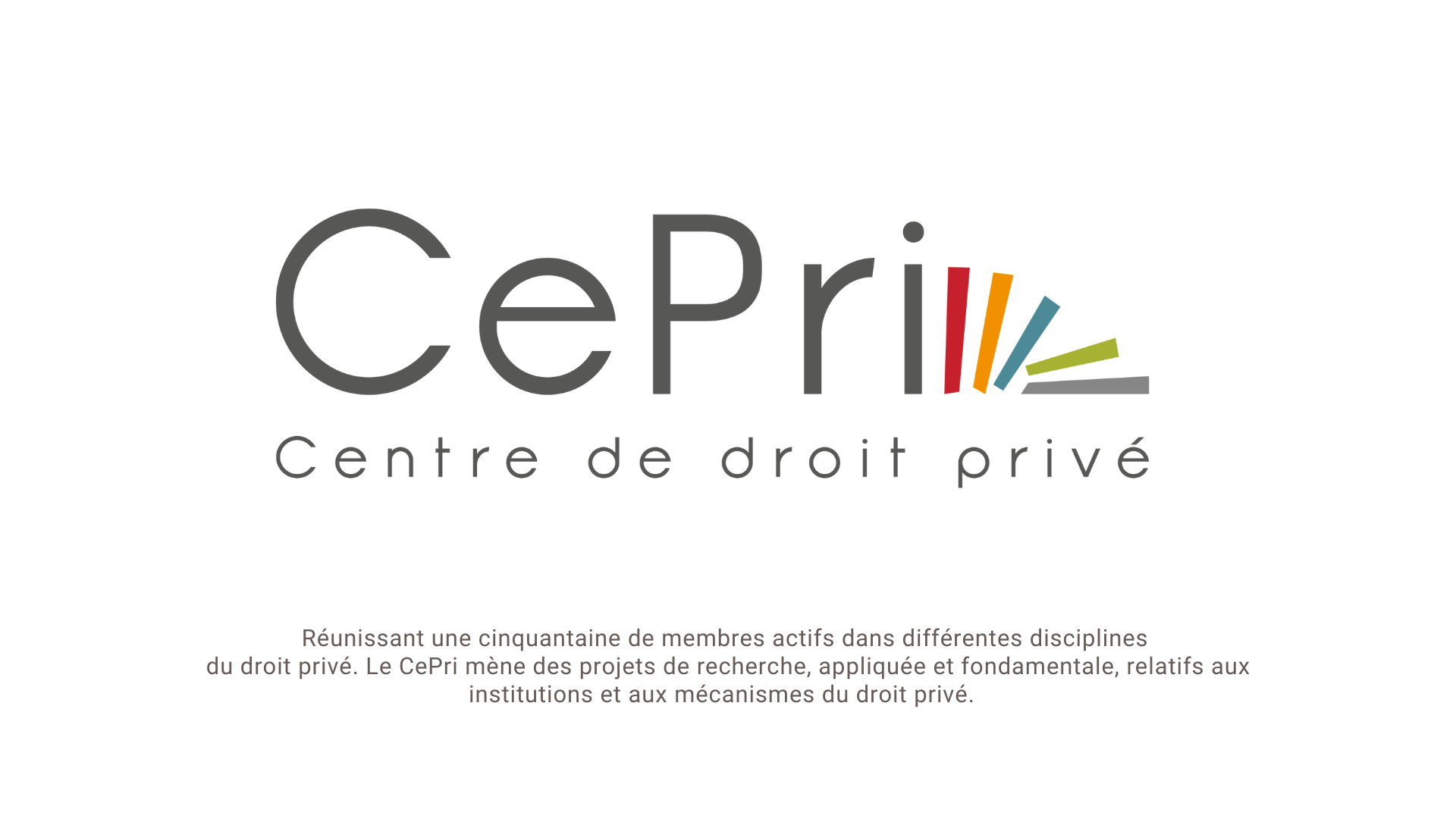 CEPRI – Centre de Droit Privé
